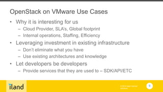 Leveraging VMware Technology To Build an Enterprise Grade Openstack ...