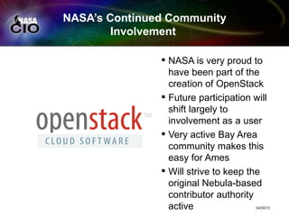 OpenStack NASA | PPT