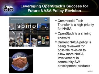 OpenStack NASA | PPT