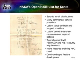 OpenStack NASA | PPT