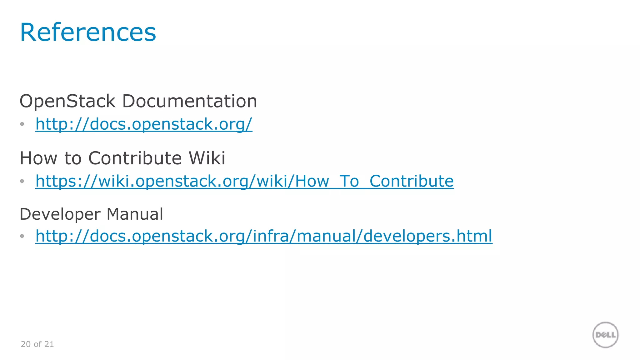 The OpenStack Contribution Workflow | PPT