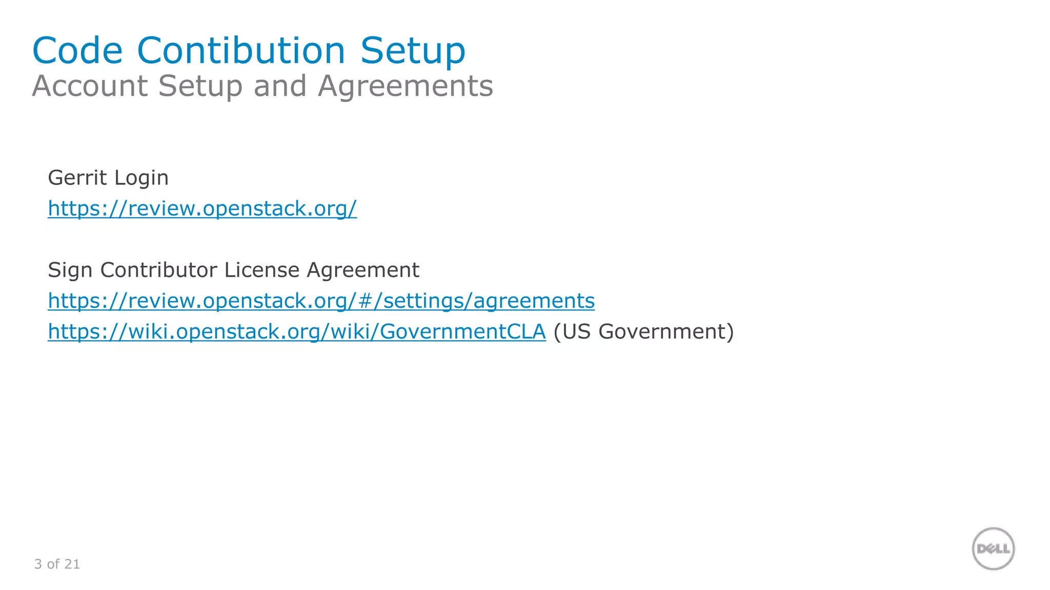 Openstack Contribution Workflow Pptx Computing Technology And Computing