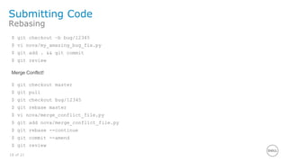 OpenStack Contribution Workflow | PPTX | Computing | Technology & Computing