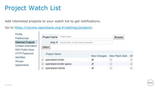 OpenStack Contribution Workflow | PPTX | Computing | Technology & Computing