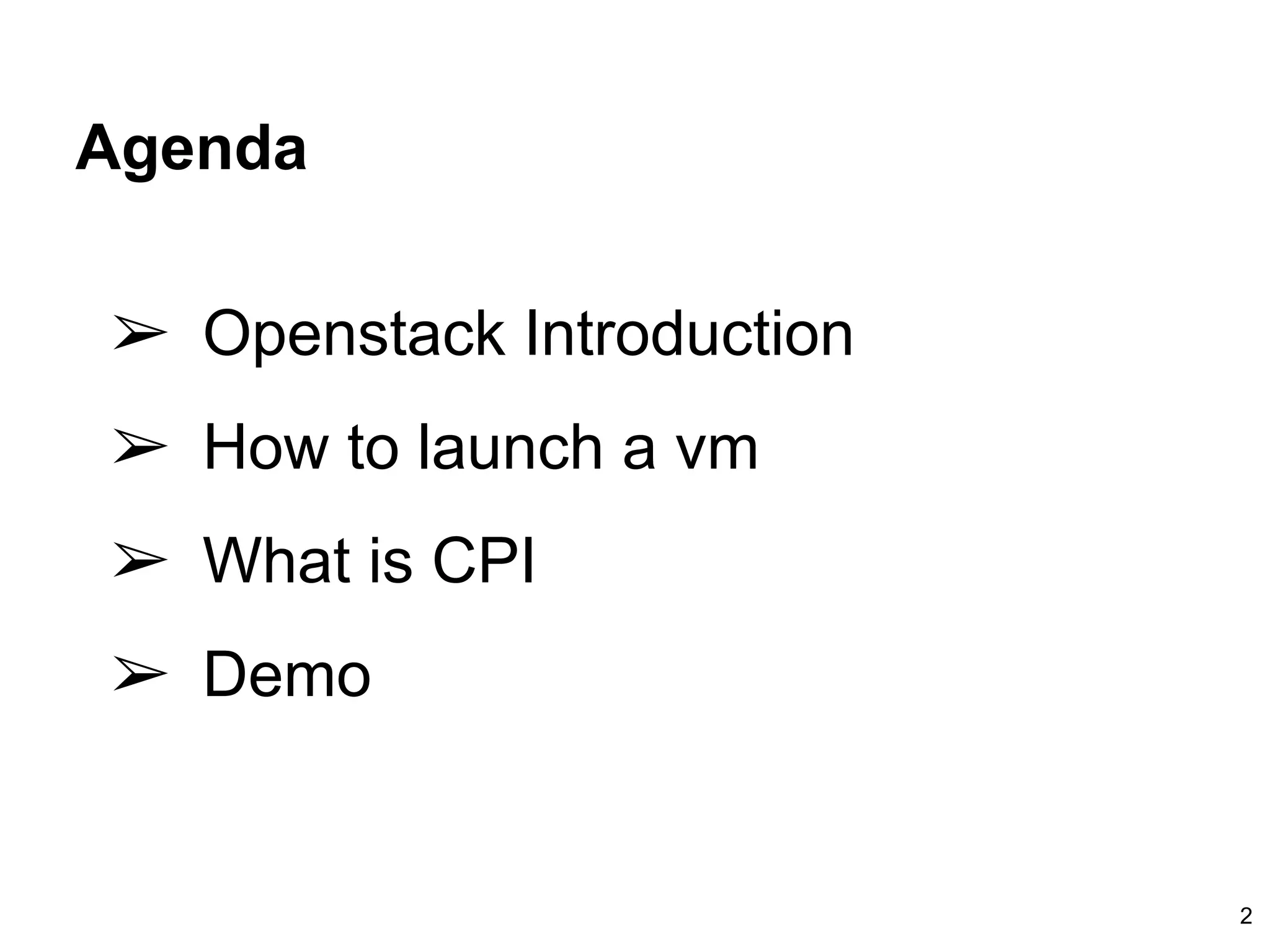 Openstack CPI cloudfoundry | PDF