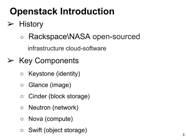 Openstack CPI cloudfoundry | PPT