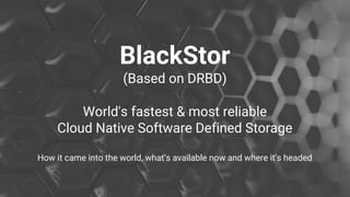 BlackStor - World's fastest & most reliable Cloud Native Software ...