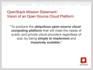 OpenStack Defrag Conference Presentation | PPT