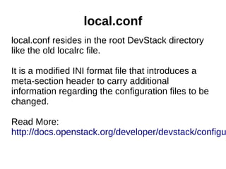 OpenStack DevStack Tutorial | PPT