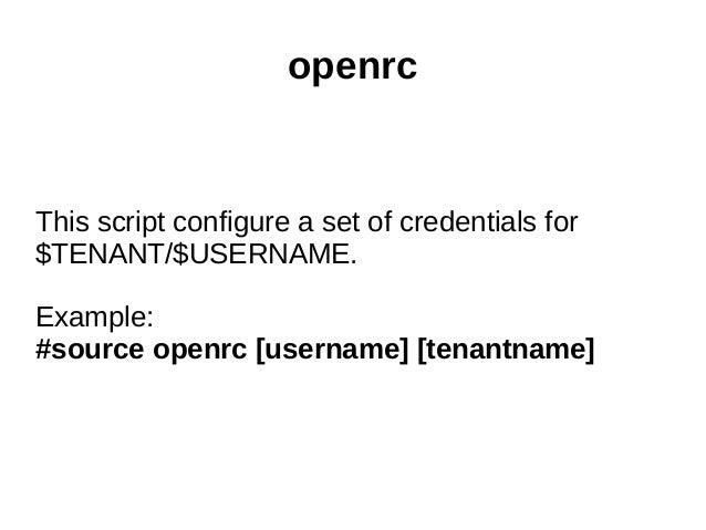 OpenStack DevStack Tutorial