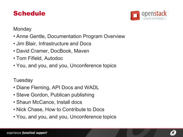 OpenStack Doc Overview for Boot Camp | PPTX | Cloud Computing | Internet