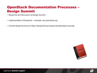 OpenStack Documentation in the Open | PPTX