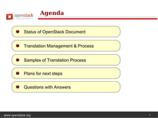 OpenStack documentation & translation management 2012_summit | PDF | Desktop Publishing ...