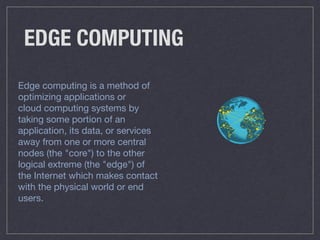 OpenStack for EDGE computing | PDF | Cloud Computing | Internet