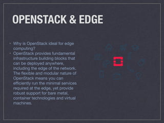 OpenStack for EDGE computing | PDF | Cloud Computing | Internet