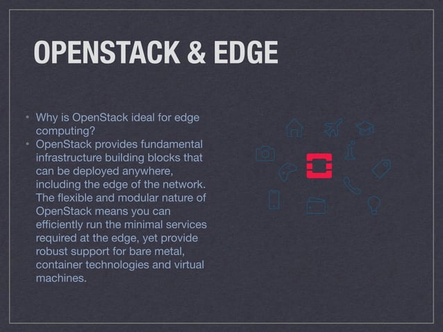 OpenStack for EDGE computing | PDF | Cloud Computing | Internet