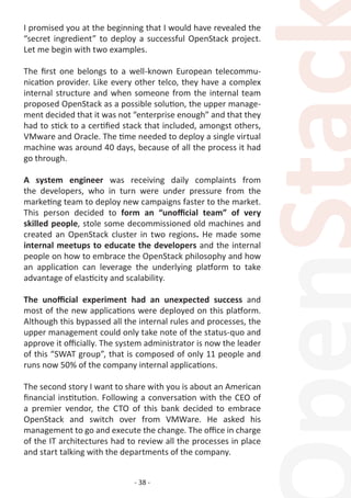 OpenStack Explained: Learn OpenStack architecture and the secret of a successful cloud project | PDF