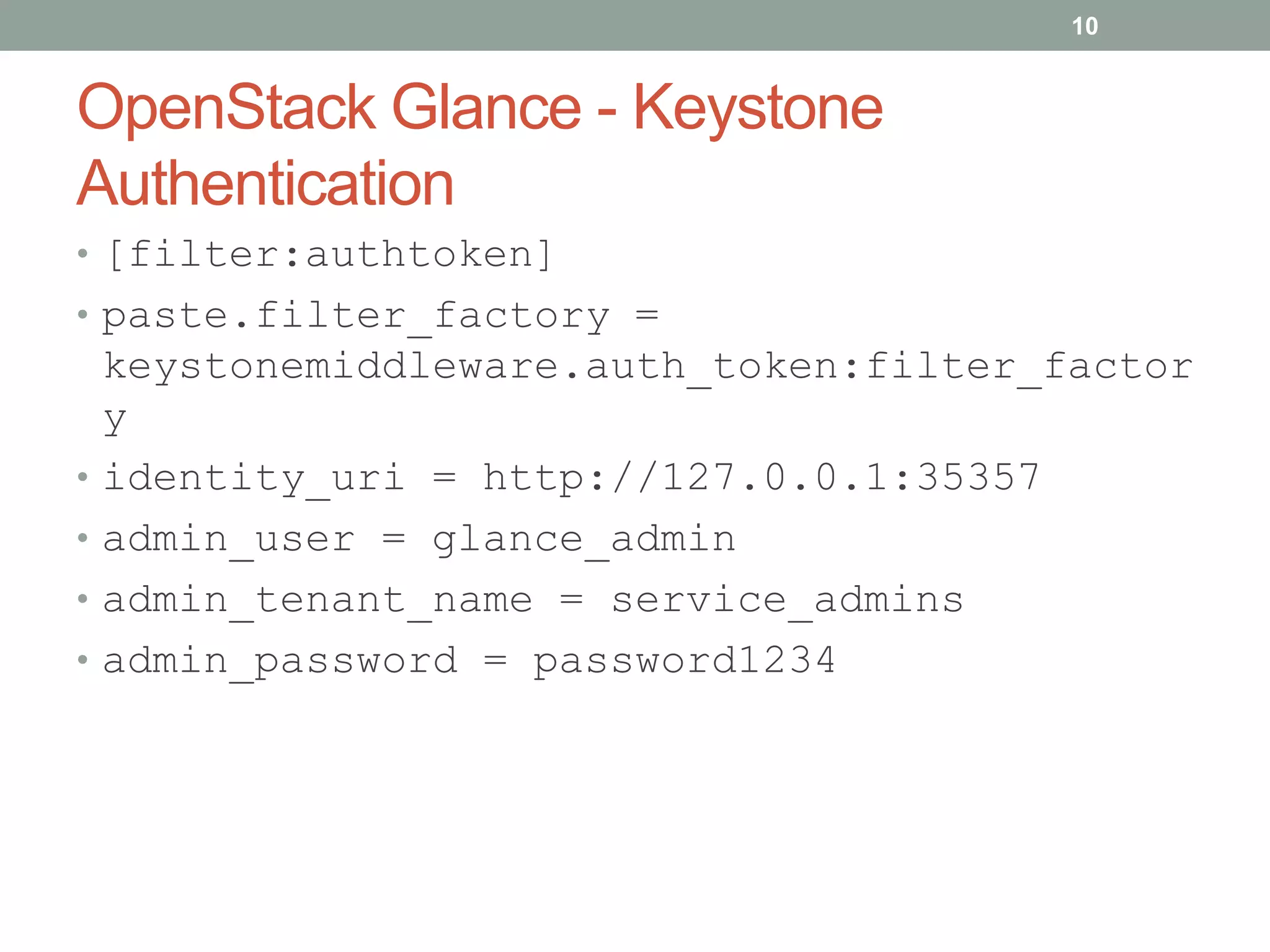 OpenStack Glance | PPT | Free Download