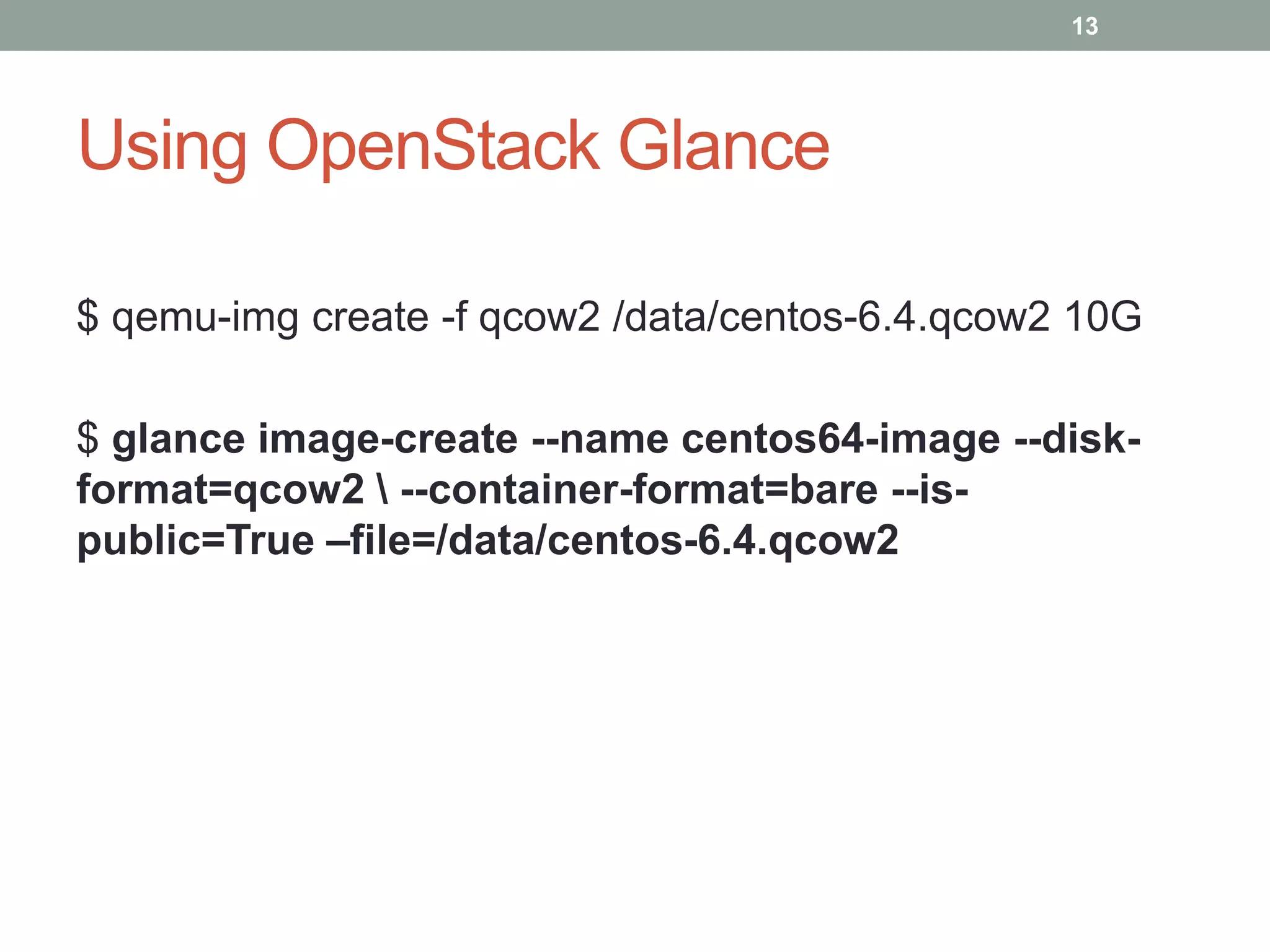 OpenStack Glance | PPTX
