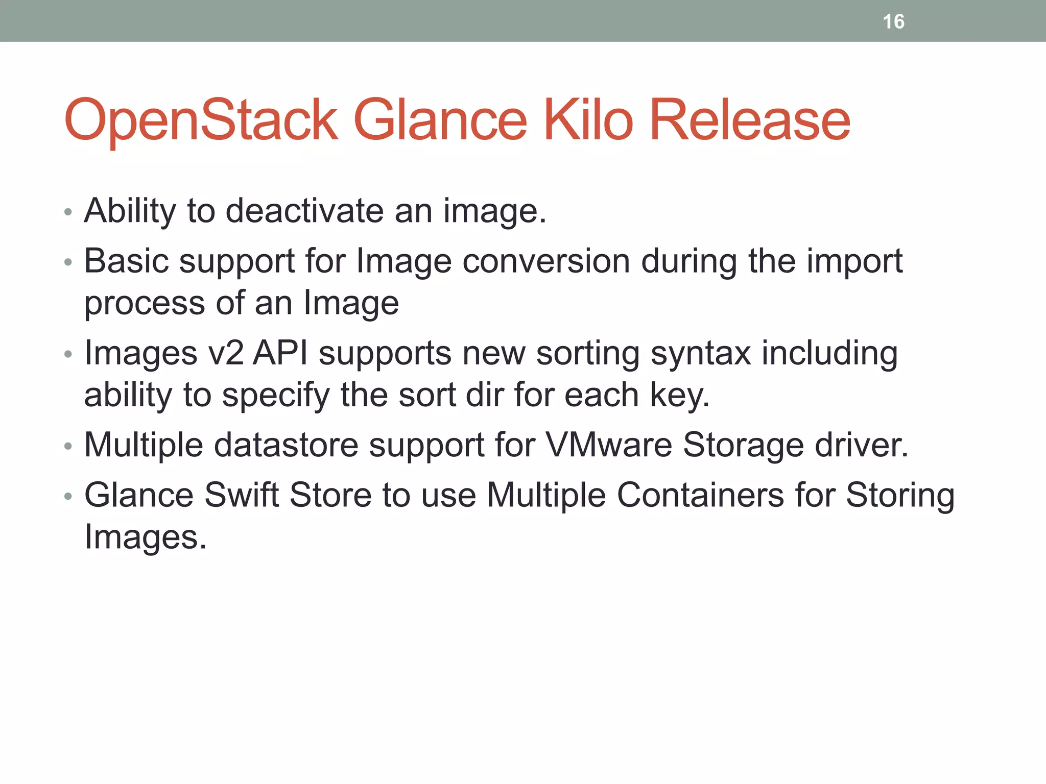 OpenStack Glance | PPT | Free Download