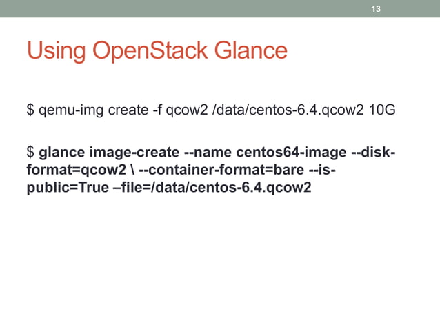 OpenStack Glance | PPT | Free Download
