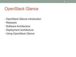 OpenStack Glance | PPTX