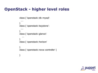 Openstack grizzley puppet_talk | KEY | Operating Systems | Computer Software and Applications