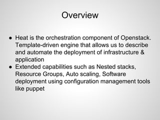 Openstack Heat & How Autoscaling works | PPT