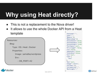 [Open stack] heat + docker | PDF