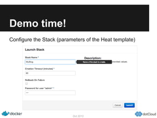 [Open stack] heat + docker | PPT | Free Download
