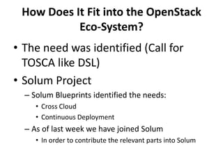 Automating Application over OpenStack using Workflows | PPT