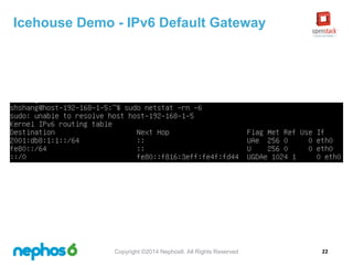 OpenStack Icehouse Over IPv6 | PDF