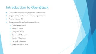 Open stack implementation | PPT