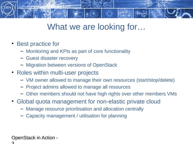 Open stack in action cern _openstack_accelerating_science | PDF