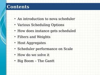 Openstack Scheduler and Scalability Issue | PDF