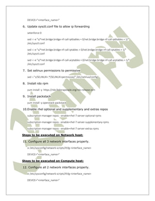 Openstack Installation Using Rdo Multi Node Pdf
