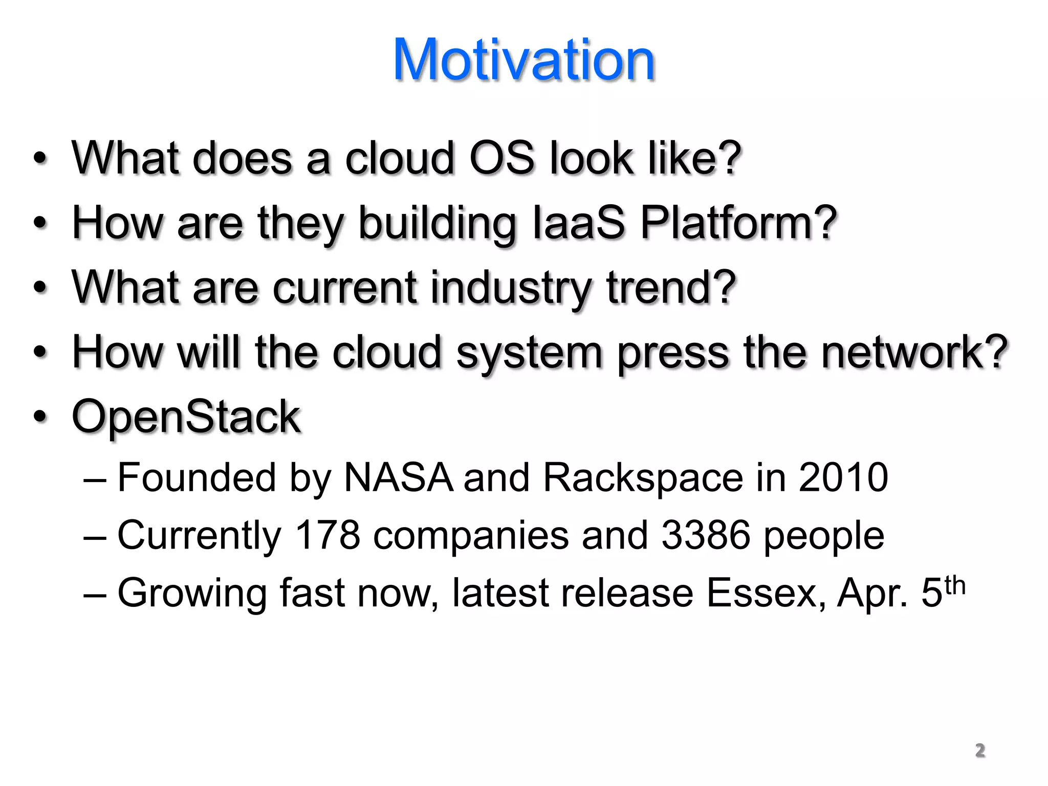 Openstack Framework Introduction Pptx