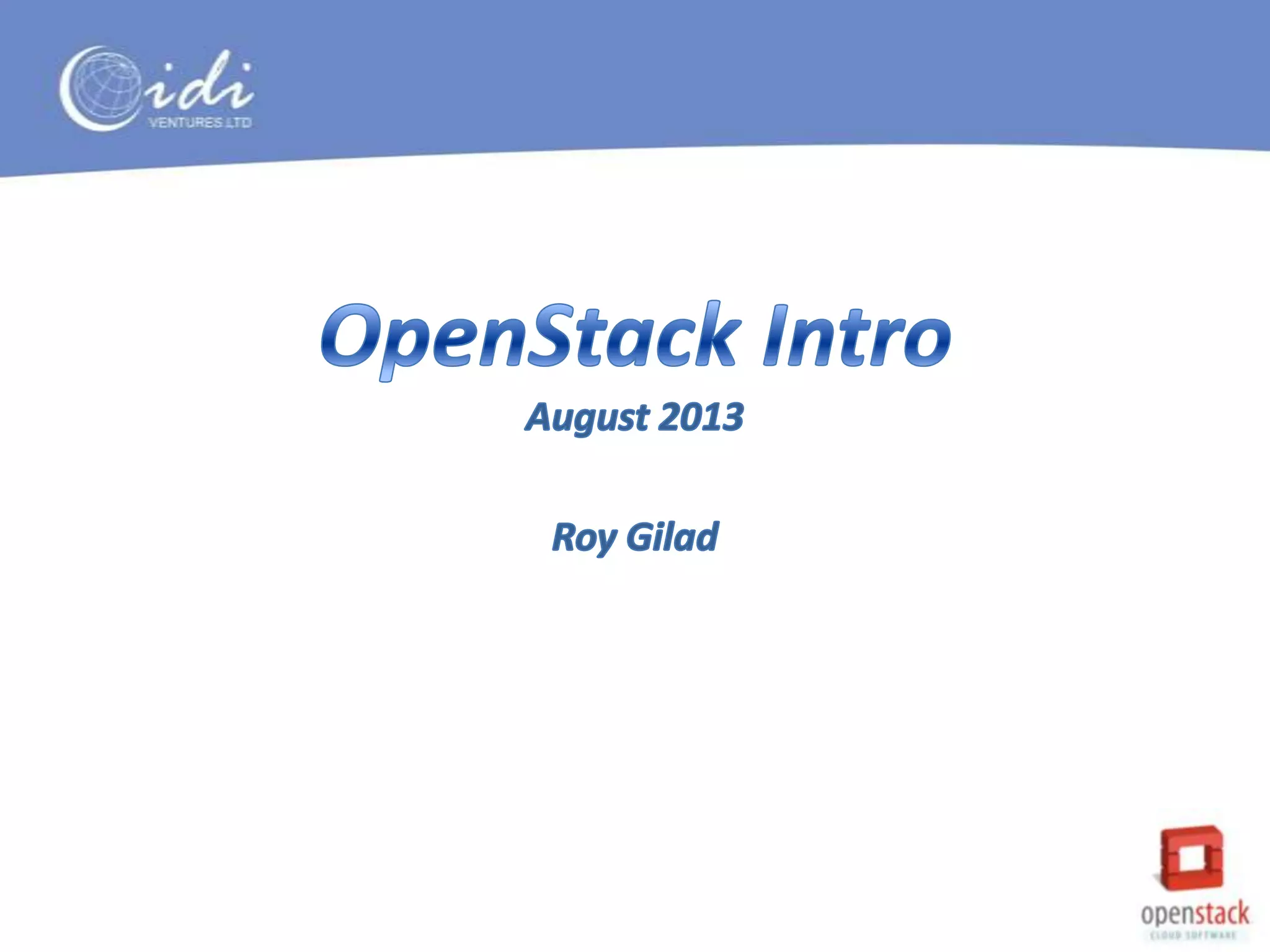 OpenStack Introduction | PPTX
