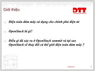 Openstack Introduction Ppt