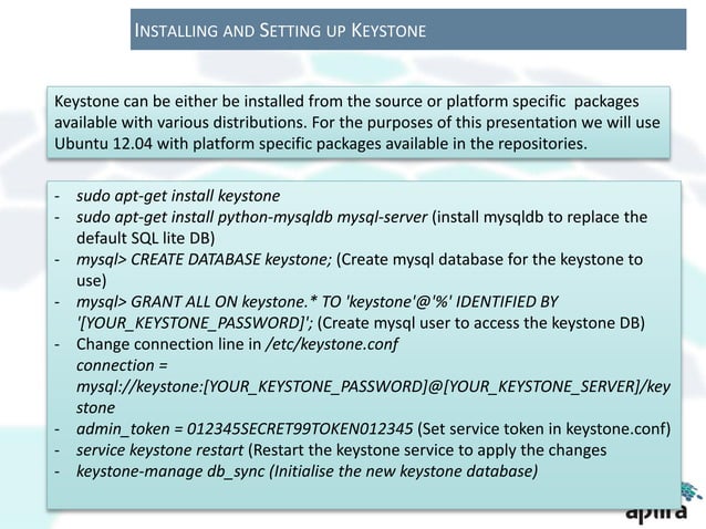 OpenStack keystone identity service | PDF