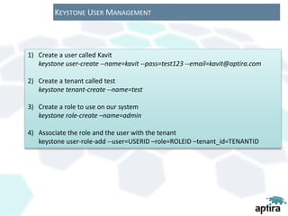 OpenStack keystone identity service | PDF