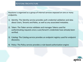OpenStack keystone identity service | PDF