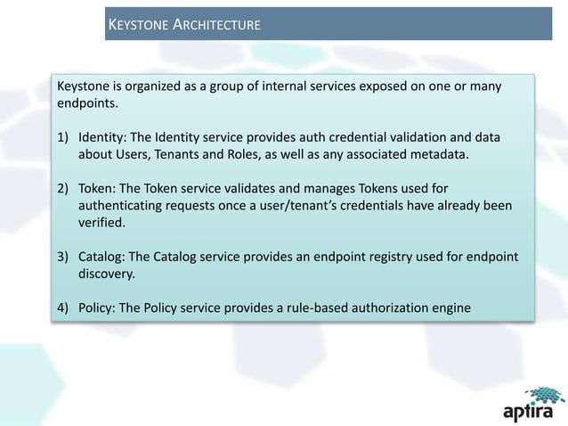 OpenStack keystone identity service | PDF