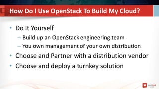 Building Next Generation Clouds With OpenStack | PPT