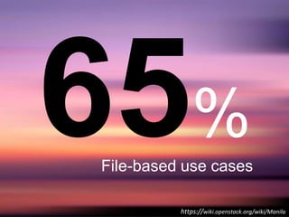 OpenStack Manila 紹介 | PDF
