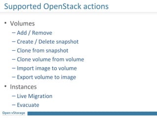 Turning OpenStack Swift into a VM storage platform | PPT