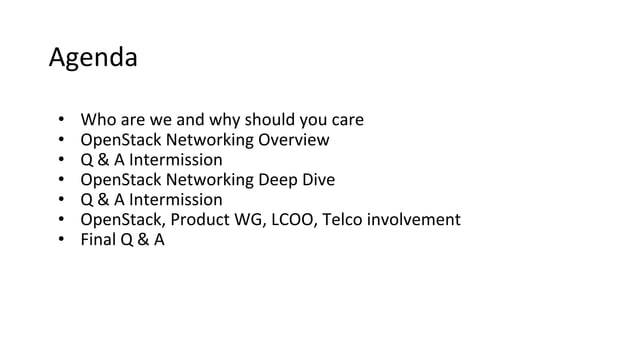 OpenStack: Networking Roadmap, Collaboration and Contribution | PDF