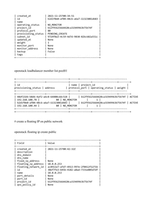 Load Balancing-as-a-Service (LBaaS) with octavia in openstack | PDF