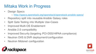 OpenStack-Ansible Project Update | PPT