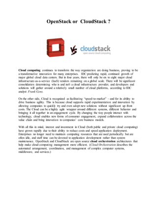 OpenStack or CloudStack | PDF